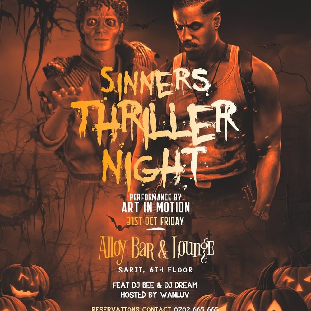 Sinners Thriller Night Halloween Party - EventPass