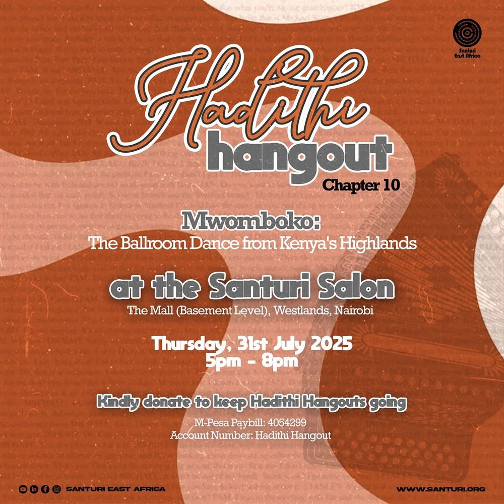 Hadithi Hangout Chapter 10: Mwomboko: The Ballroom Dance from Kenya's ...